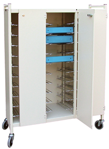 Horizontal Cabinet Style Chart Racks