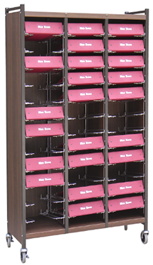 Horizontal Cabinet Style Chart Racks